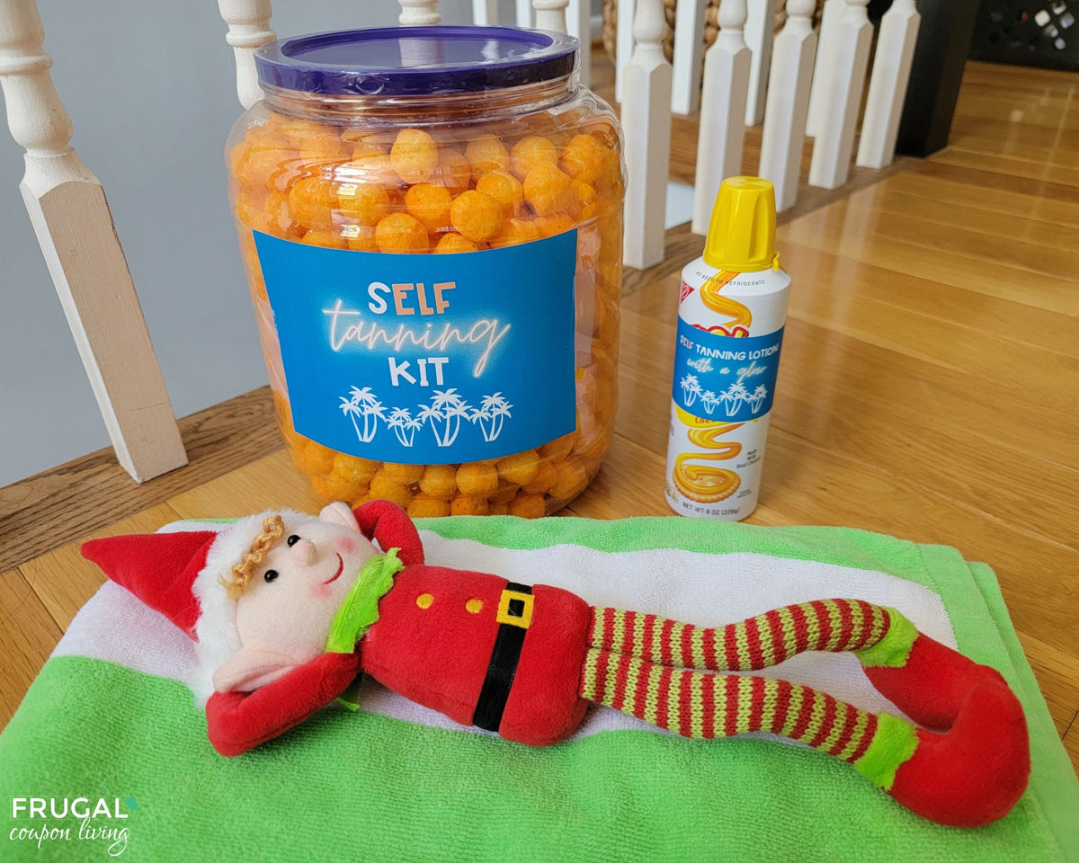 Clever Elf Idea with Funny Self Tanning Kit Labels Printable PDF ...