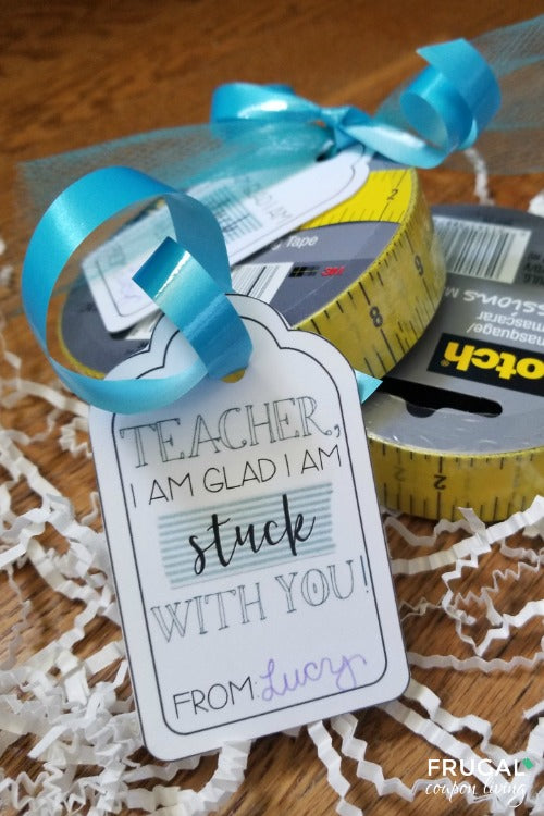 I'm Glad I'm Stuck with You Gift Tag – Frugal Coupon Living